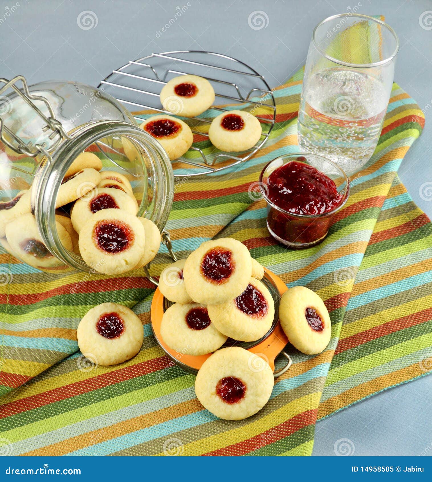 Jam Drops stock image. Image of scrumptious, biscuits - 14958505