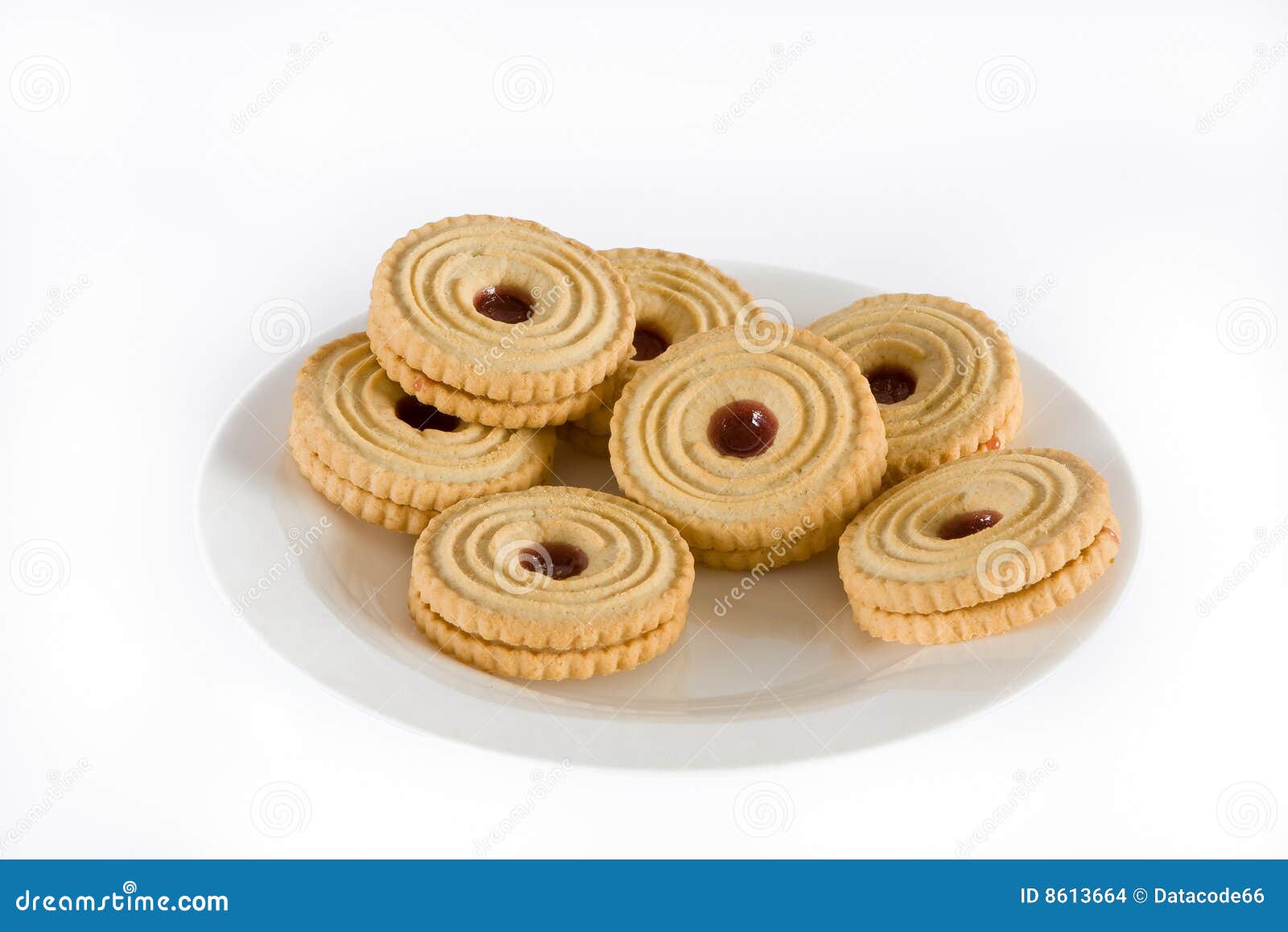 Jam filled biscuits stock photo. Image of large, gift - 8613664