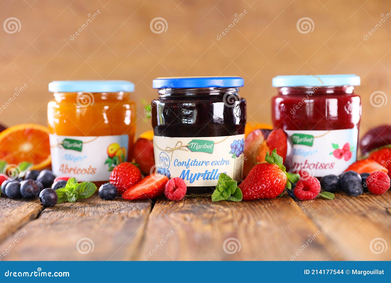 Jam and fresh fruits editorial stock image. Image of strawberry - 214177544