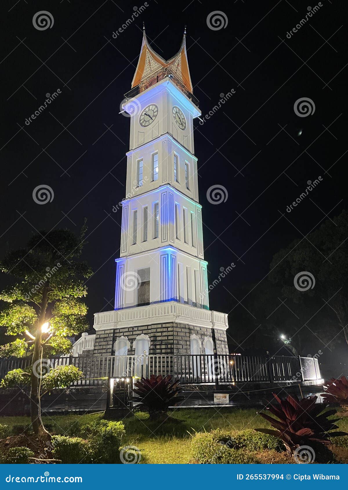 Jam Gadang stock photo. Image of sumatera, west, gadang - 265537994