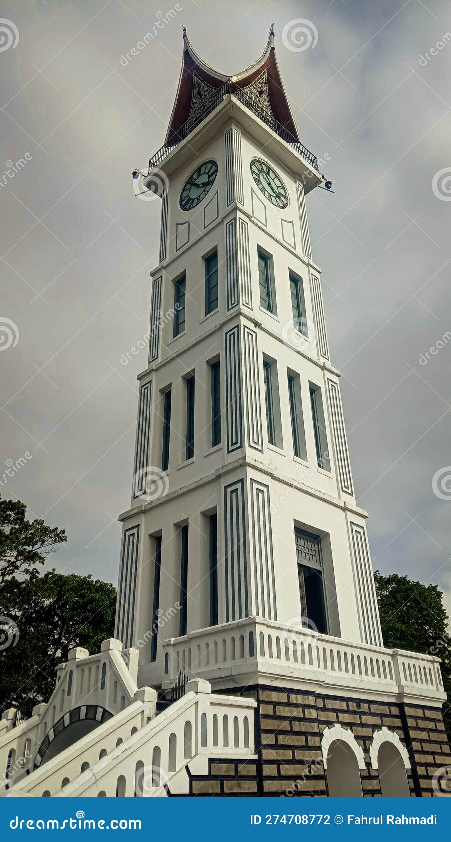 Jam Gadang, the Pride Monument of Bukittinggi City Stock Photo - Image ...
