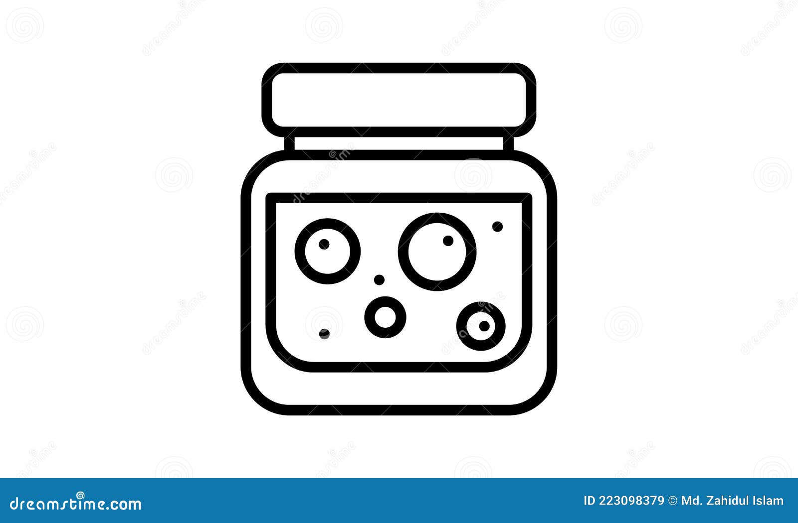 Jam icon vector image stock illustration. Illustration of healthy ...