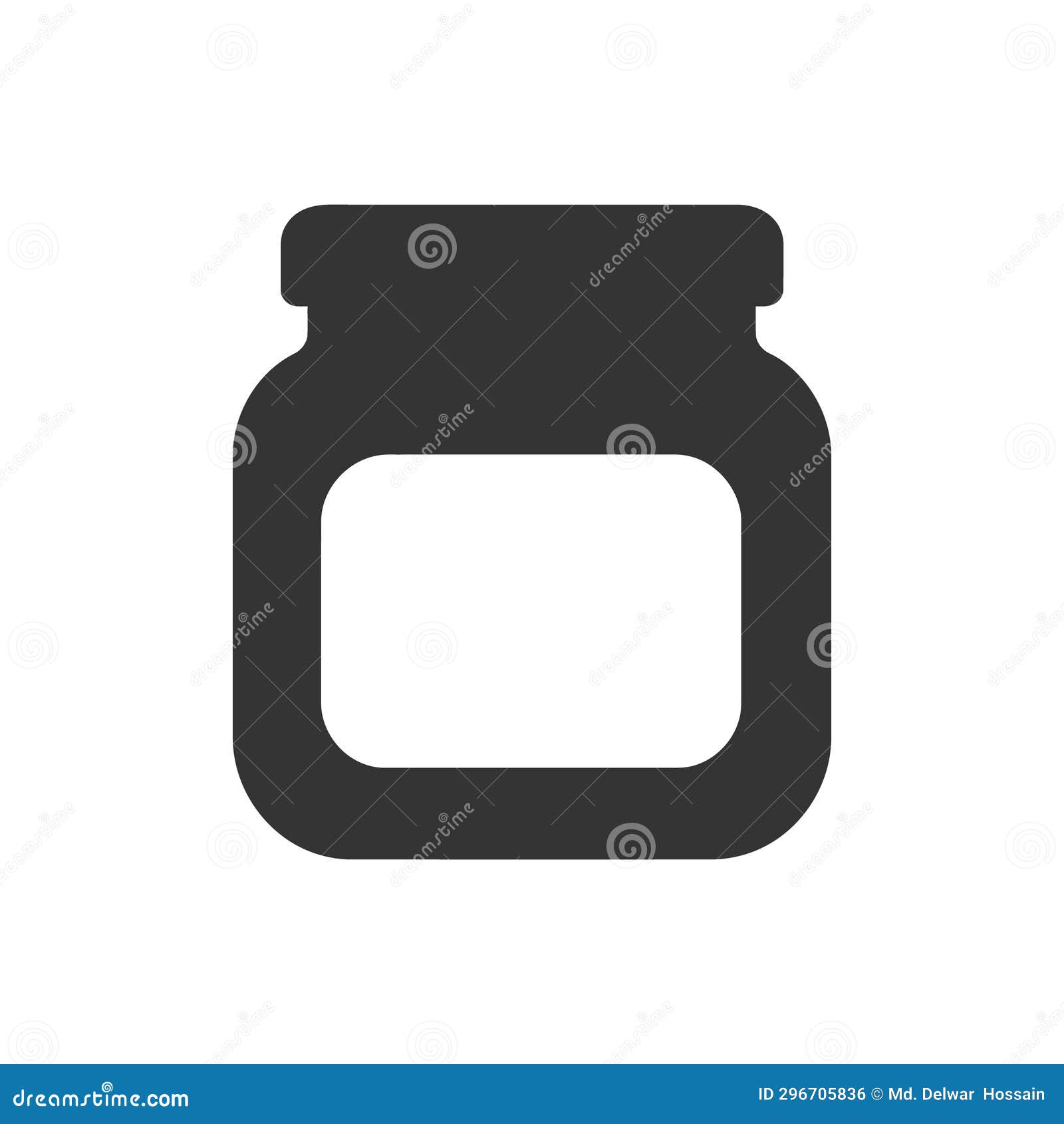 Jam Icon stock vector. Illustration of preserves, symbol - 296705836