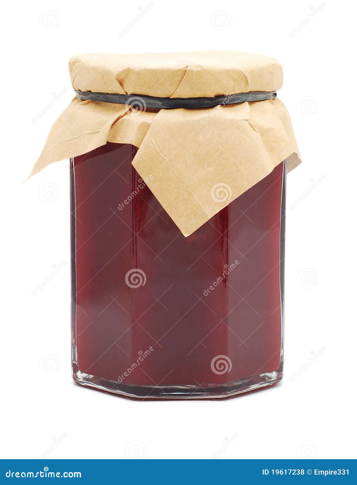 Jam jar stock photo. Image of preserved, isolated, diet - 19617238