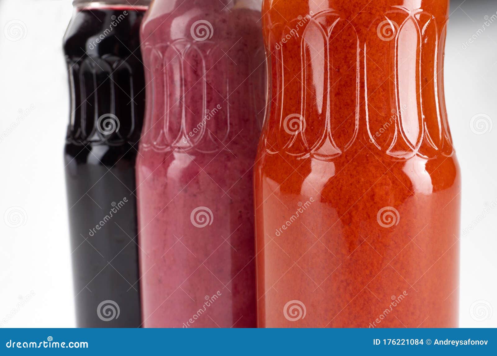 Jam and Juice in a Glass Container Stock Photo - Image of natural ...