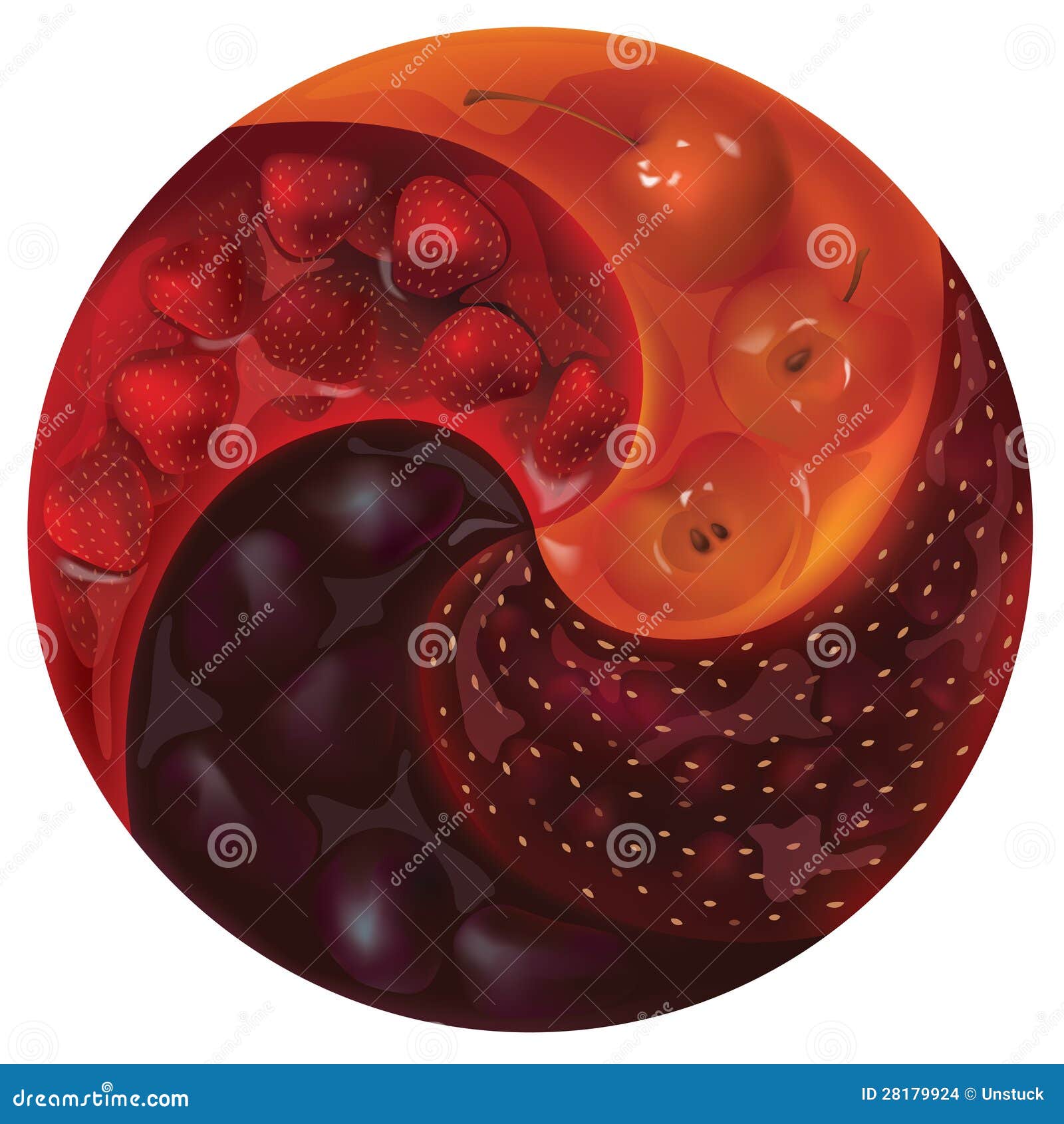 Jam mix stock vector. Illustration of food, ripe, canned - 28179924