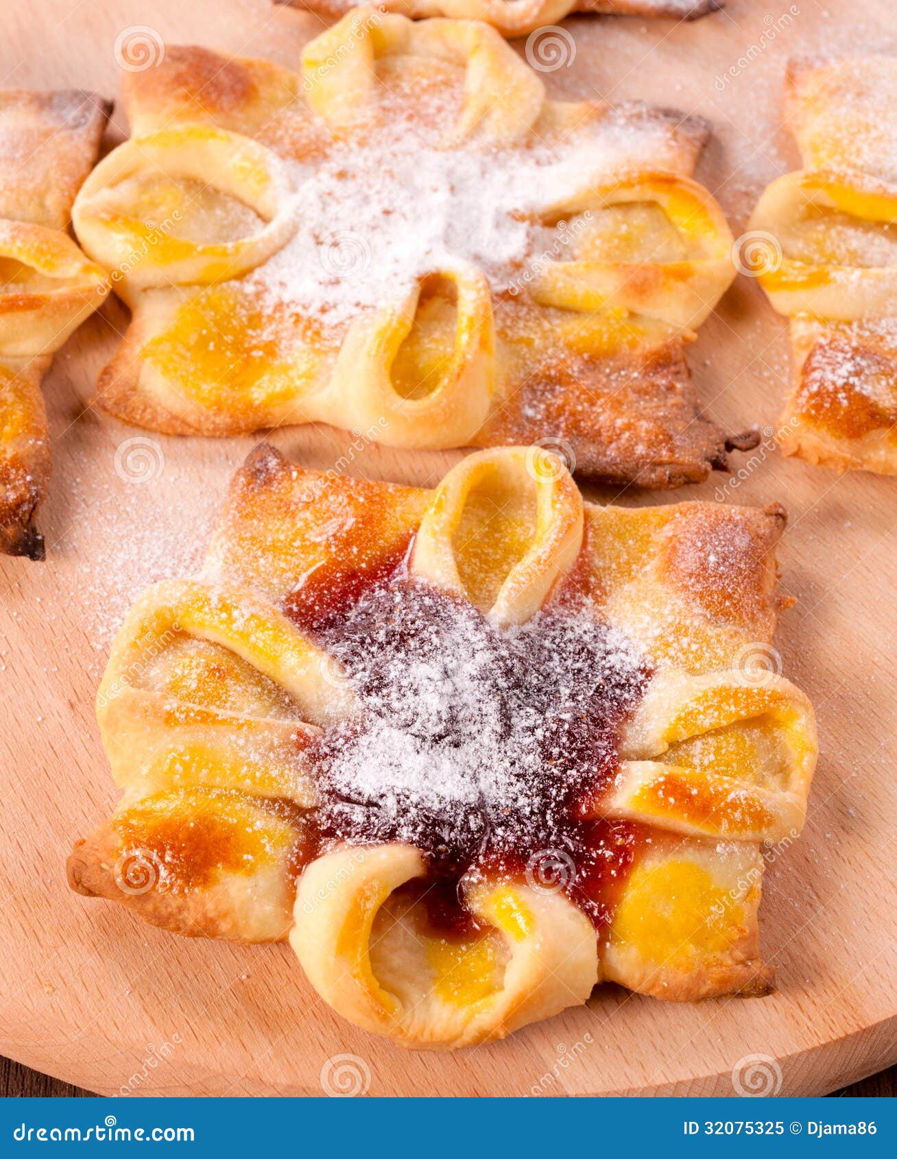 Jam pastry stock image. Image of pound, biscuit, macro - 32075325