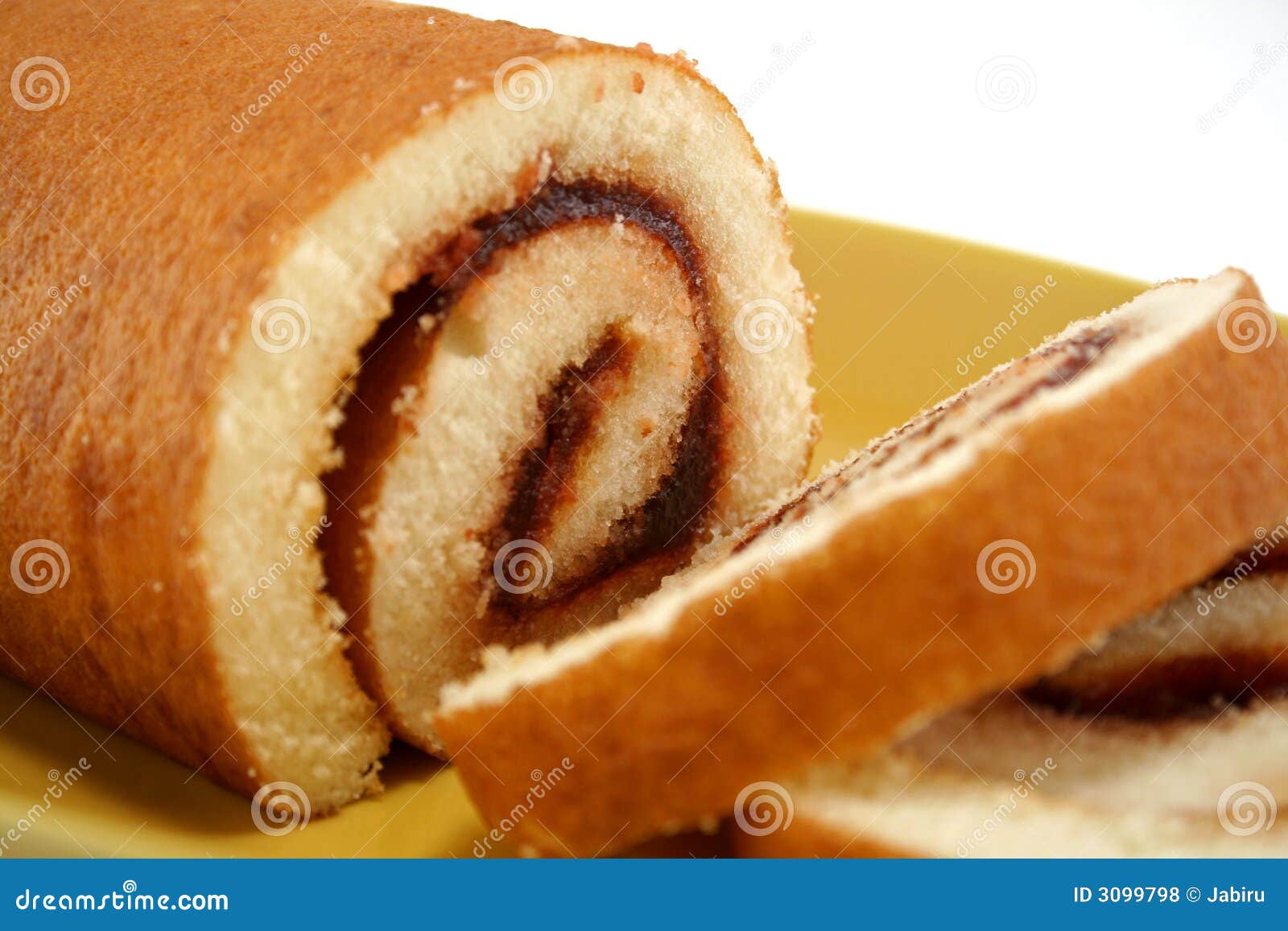 Jam Roll 2 stock photo. Image of sliced, dessert, tooth - 3099798