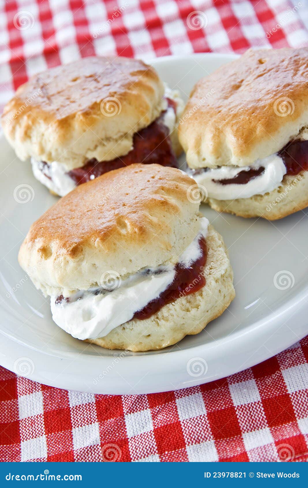 Jam Scones stock image. Image of restaurant, bake, supper - 23978821