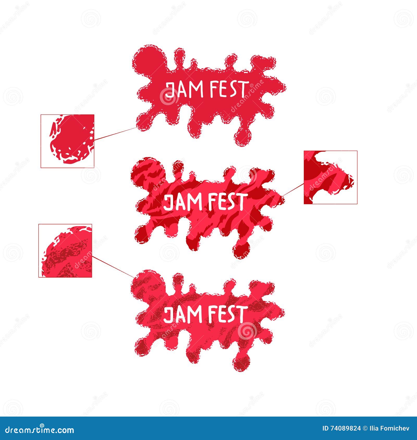 Jam Splash. Liquid Logo Element. Logotype Style Stock Vector ...