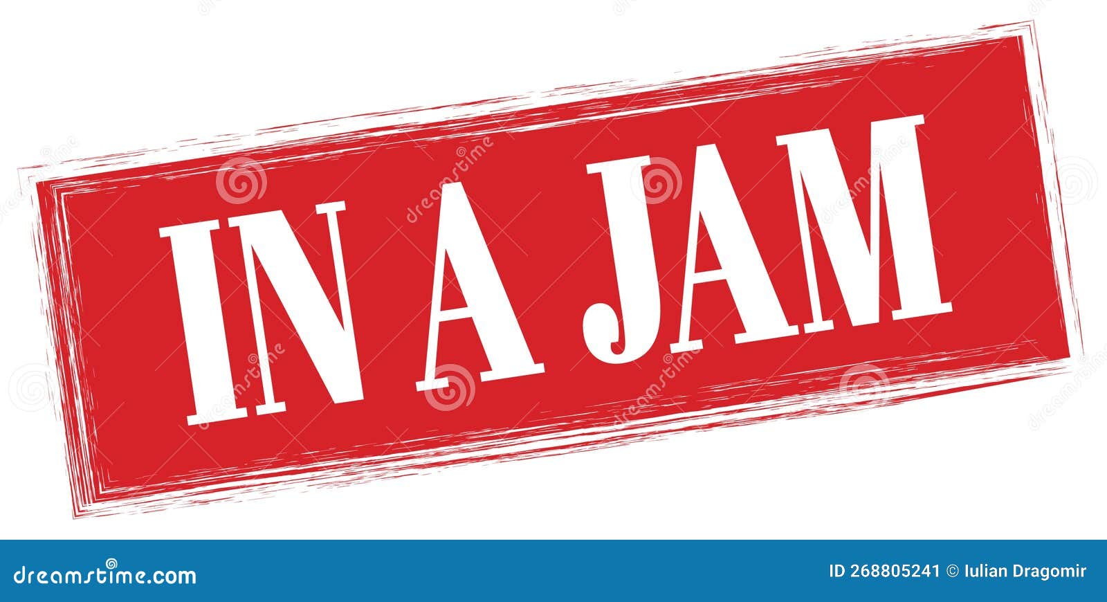 In a JAM Text Written on Red Stamp Sign Stock Illustration ...