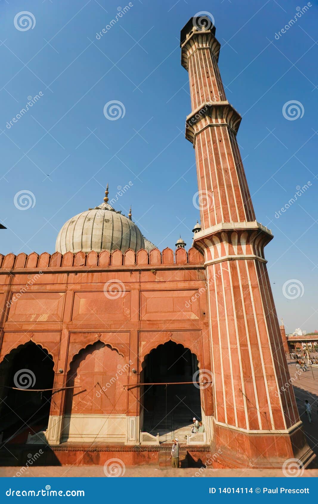 Jama Masjid imagen de archivo editorial. Imagen de exterior - 14014114