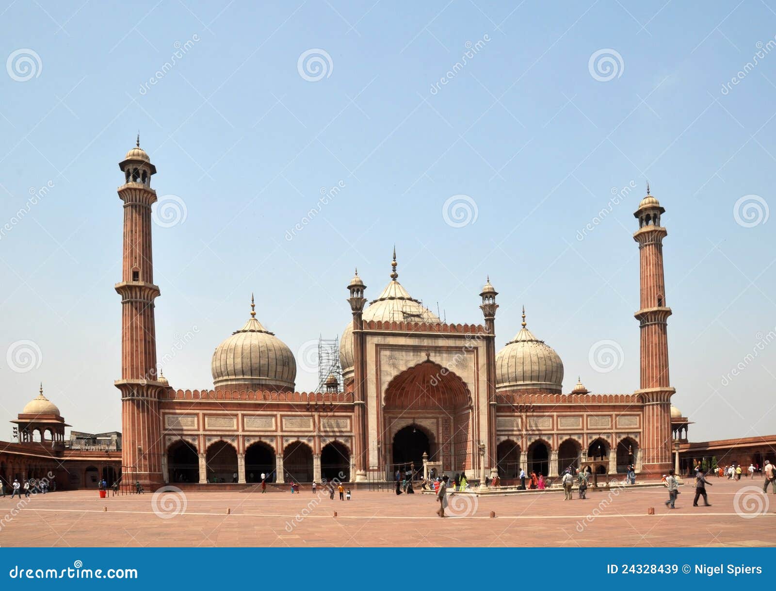 Jama Masjid - Grootste Moskee in India Redactionele Stock Afbeelding ...
