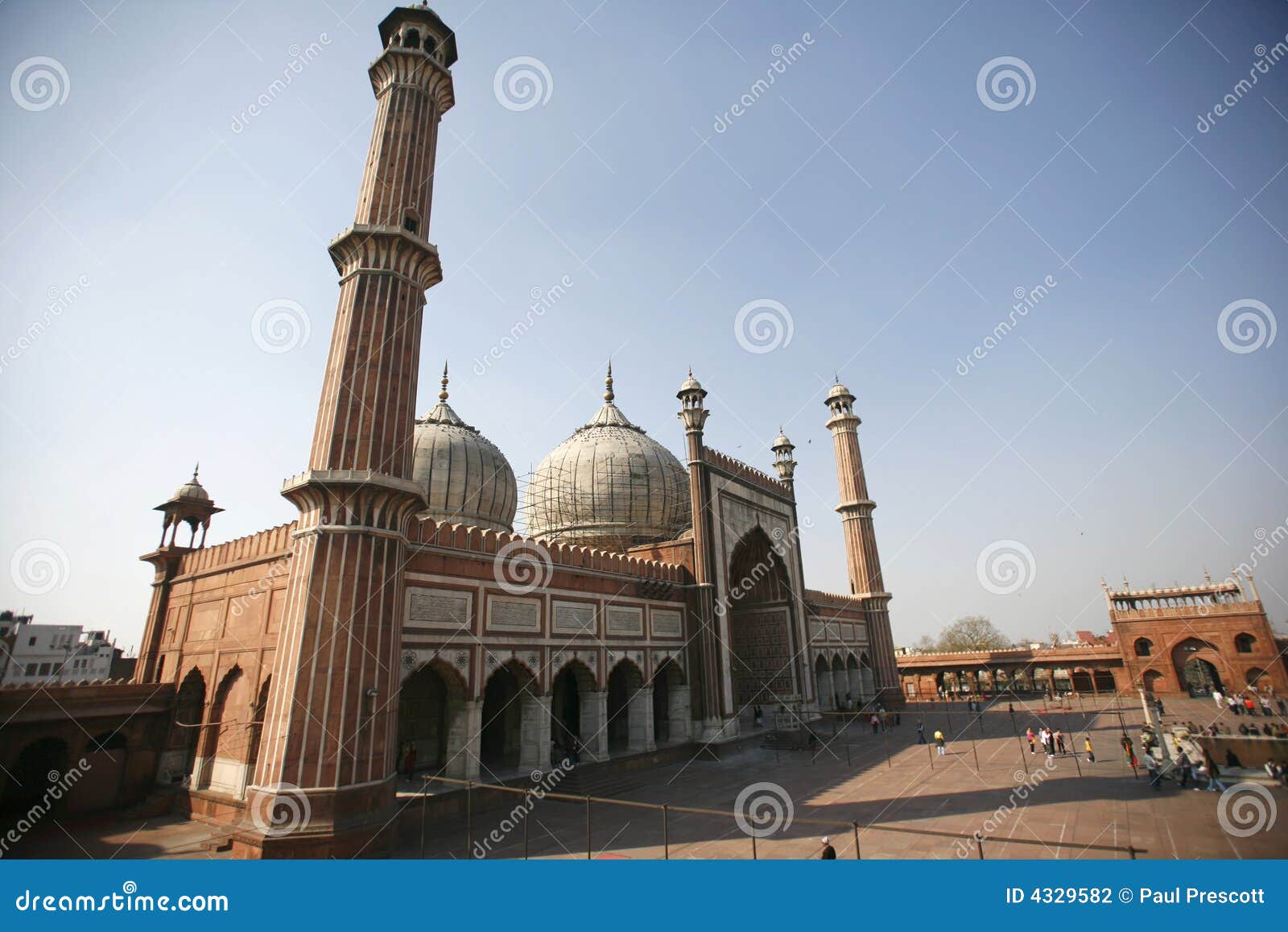 Jama Masjid mosque, Delhi stock photo. Image of delhi - 4329582