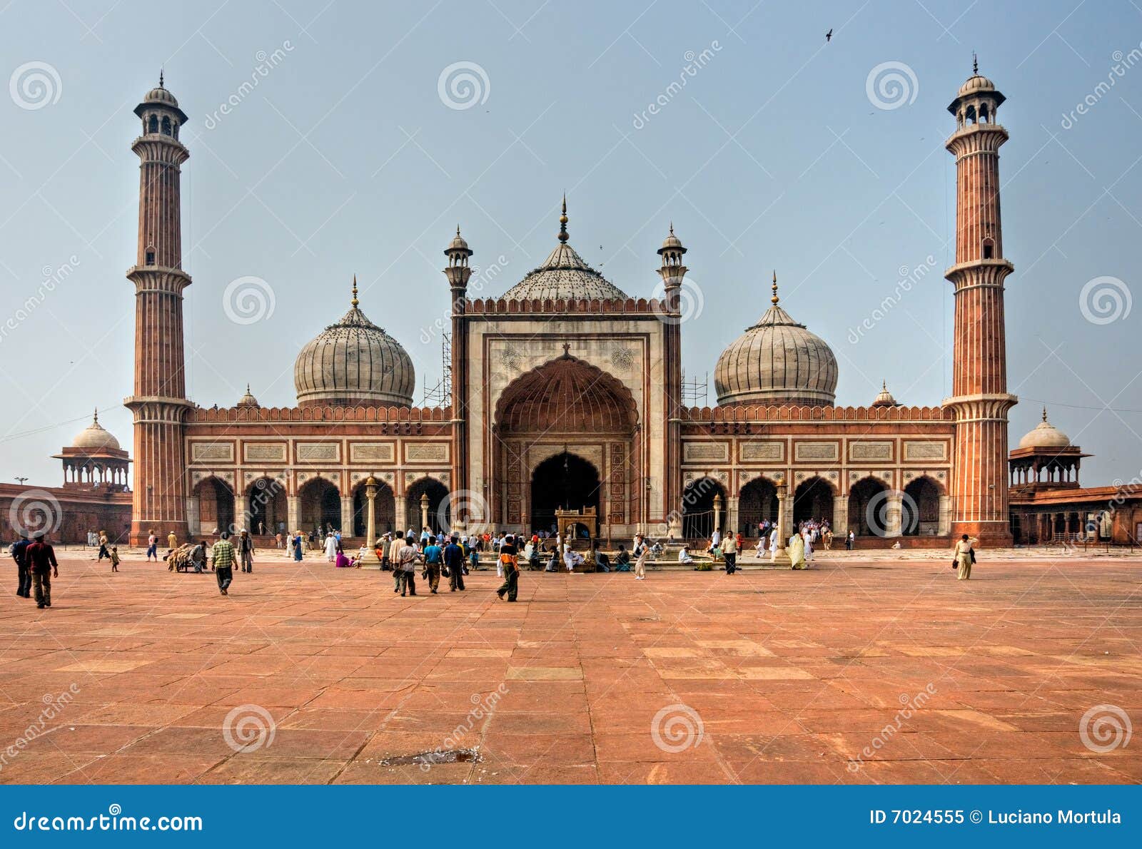 Jama Masjid, Old Delhi, India. Editorial Image - Image of monument ...