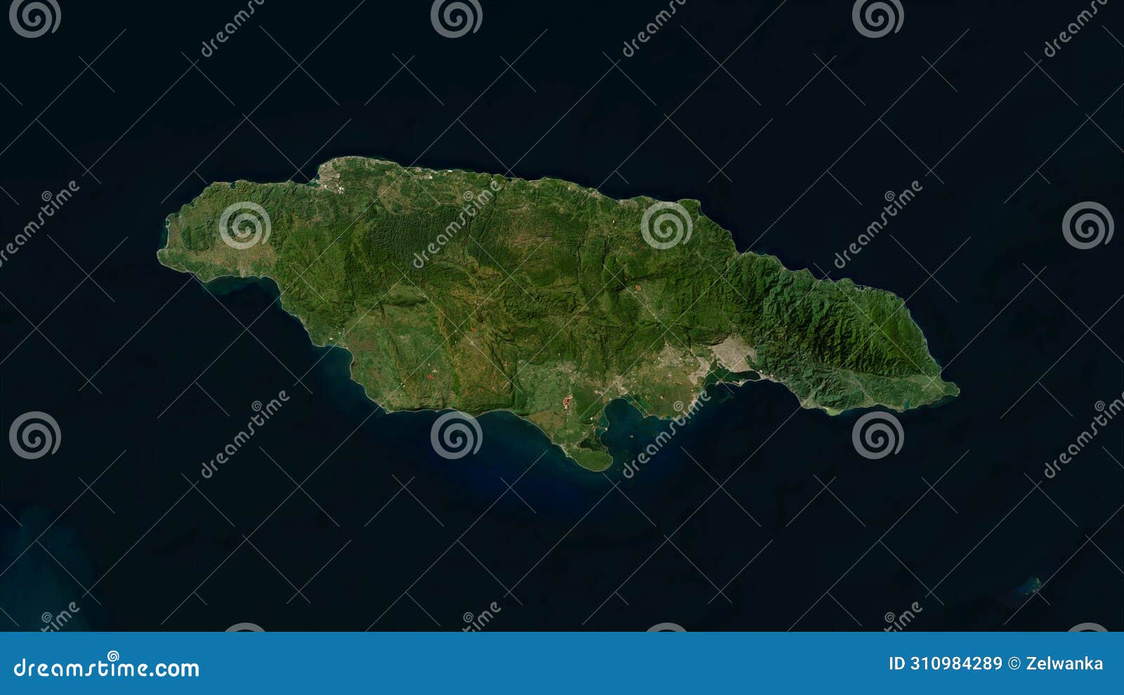 Jamaica Highlighted. Low-res Satellite Stock Illustration ... Jamaica Highlighted. Low-res Satellite Stock Illustration ...