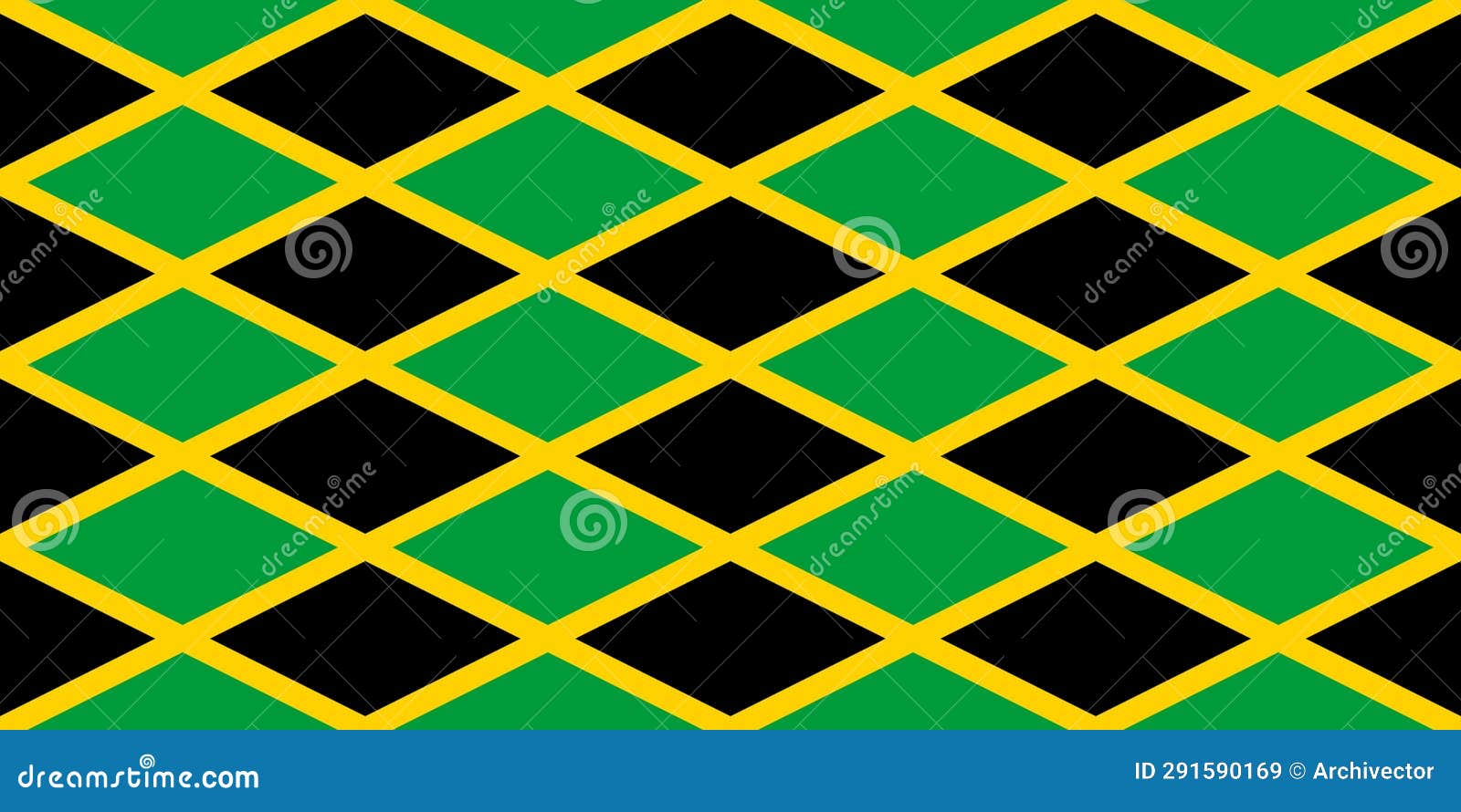 Jamaica Pattern Seamless Graphic Background Stock Illustration ...