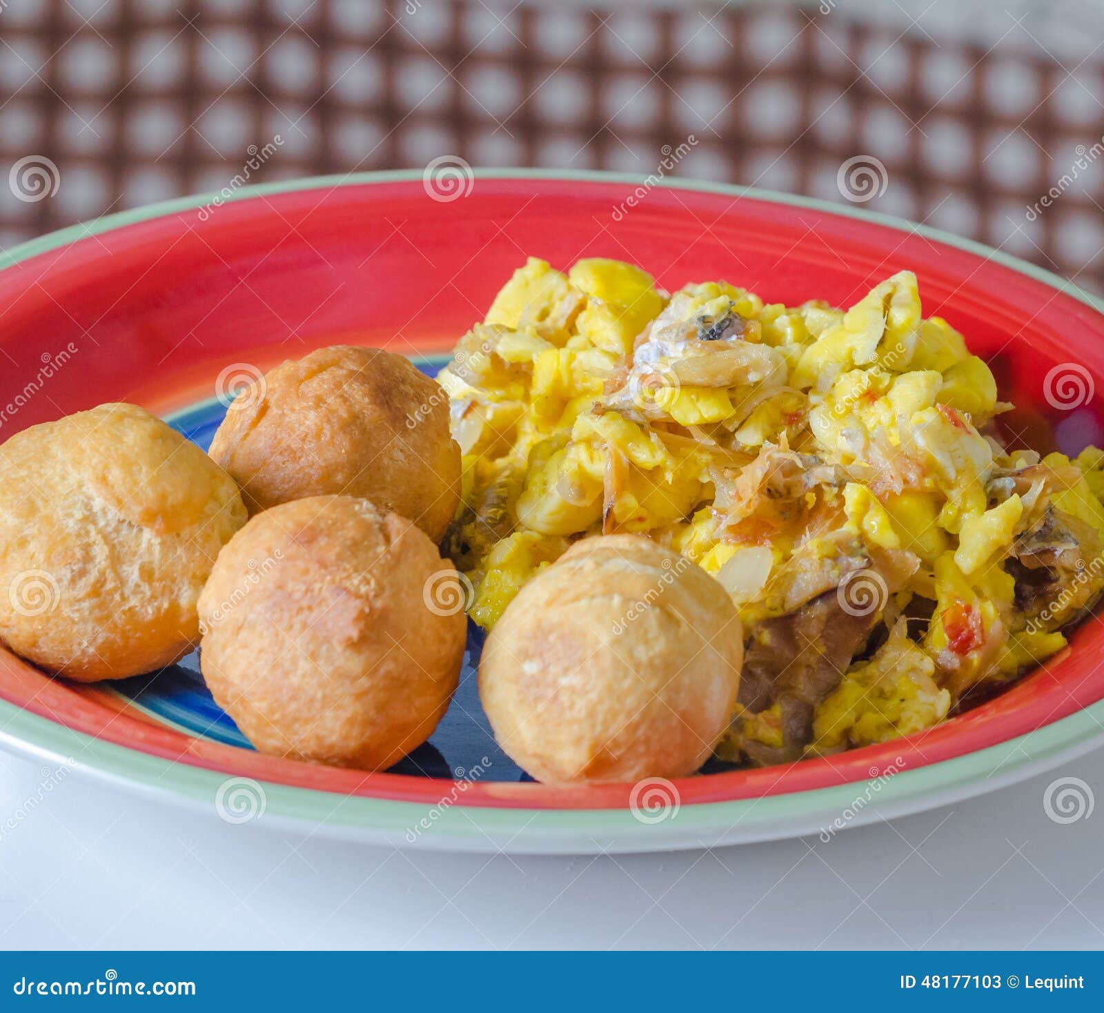 Jamaican breakfast stock image. Image of breakfast, local - 48177103