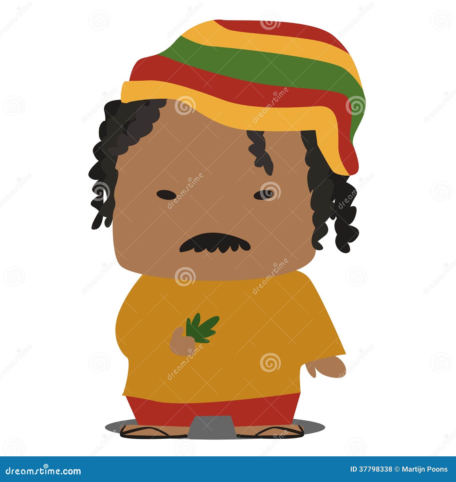 Cartoon Jamaican Beaches