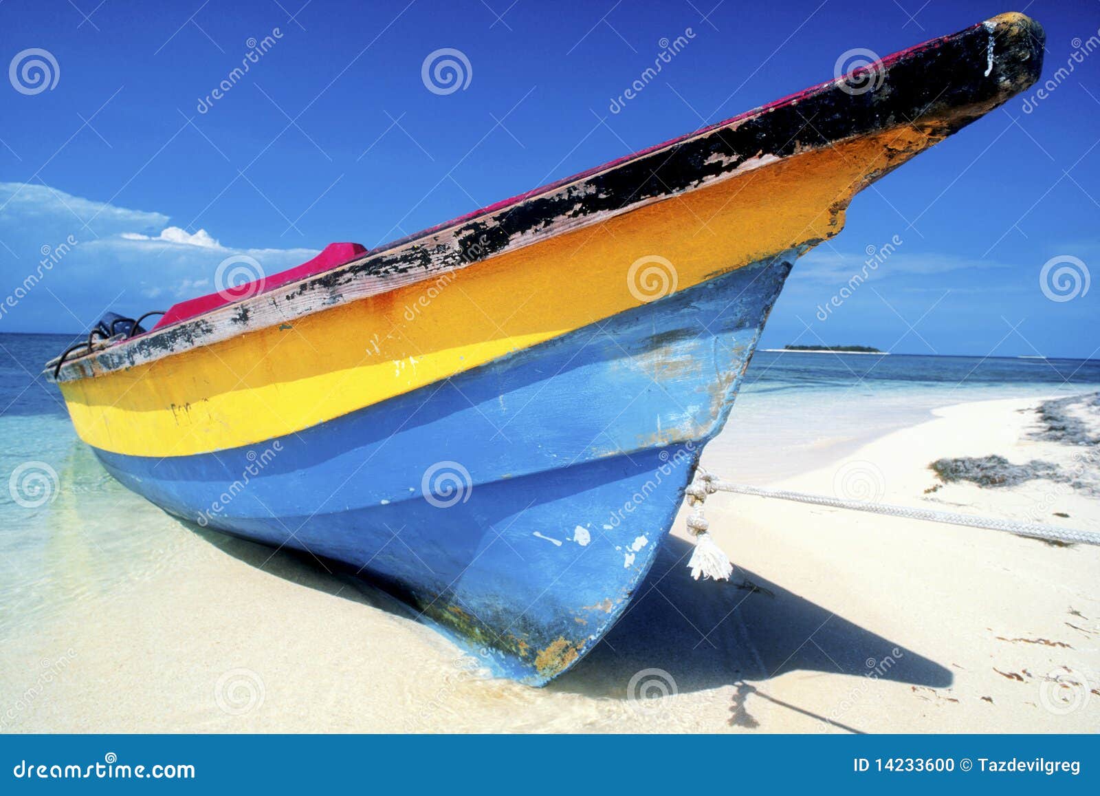 Jamboat stock photo. Image of sand, ocean, caribbean - 14233600