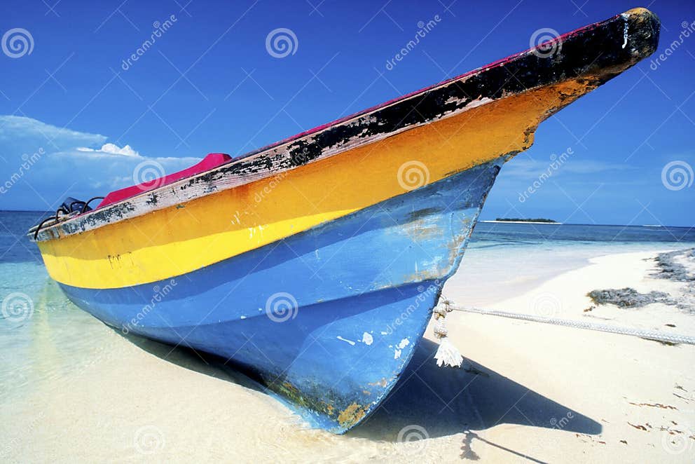 Jamboat stock photo. Image of sand, ocean, caribbean - 14233600