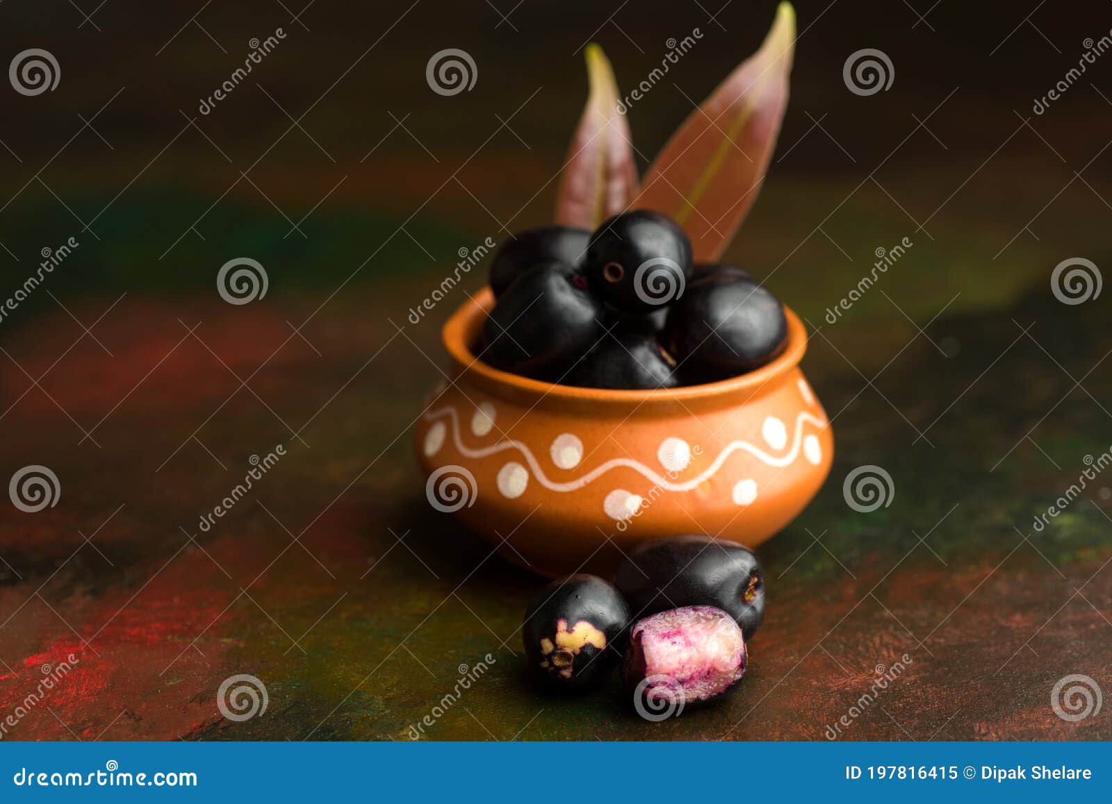 Jambul Or Jamun (Syzygium Cumini) Stock Photography | CartoonDealer.com ...