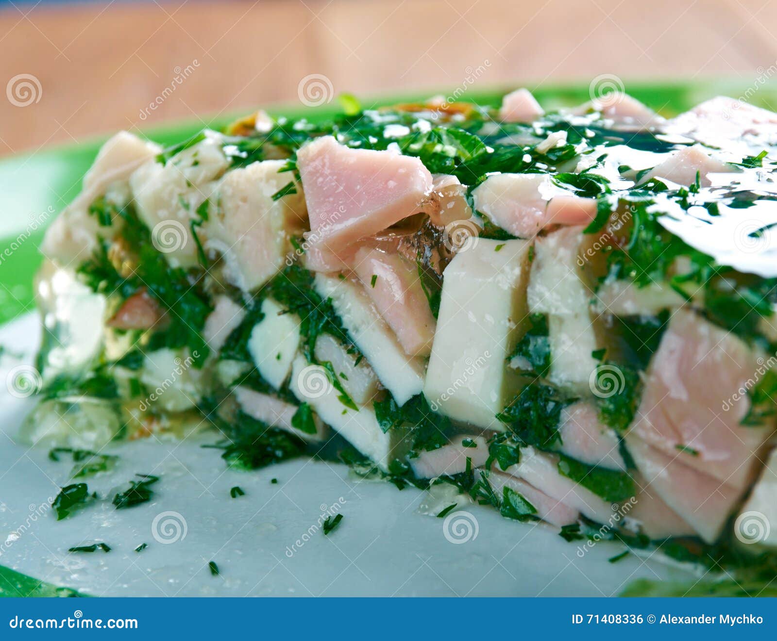 Jambon persille stock photo. Image of wine, jelly, pork - 71408336