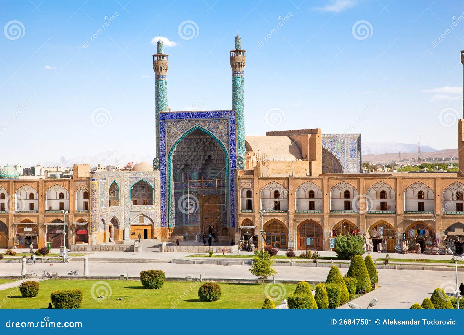 Sheikh Loft Allah Mosque, Isfahan, Iran Royalty-Free Stock Photography ...