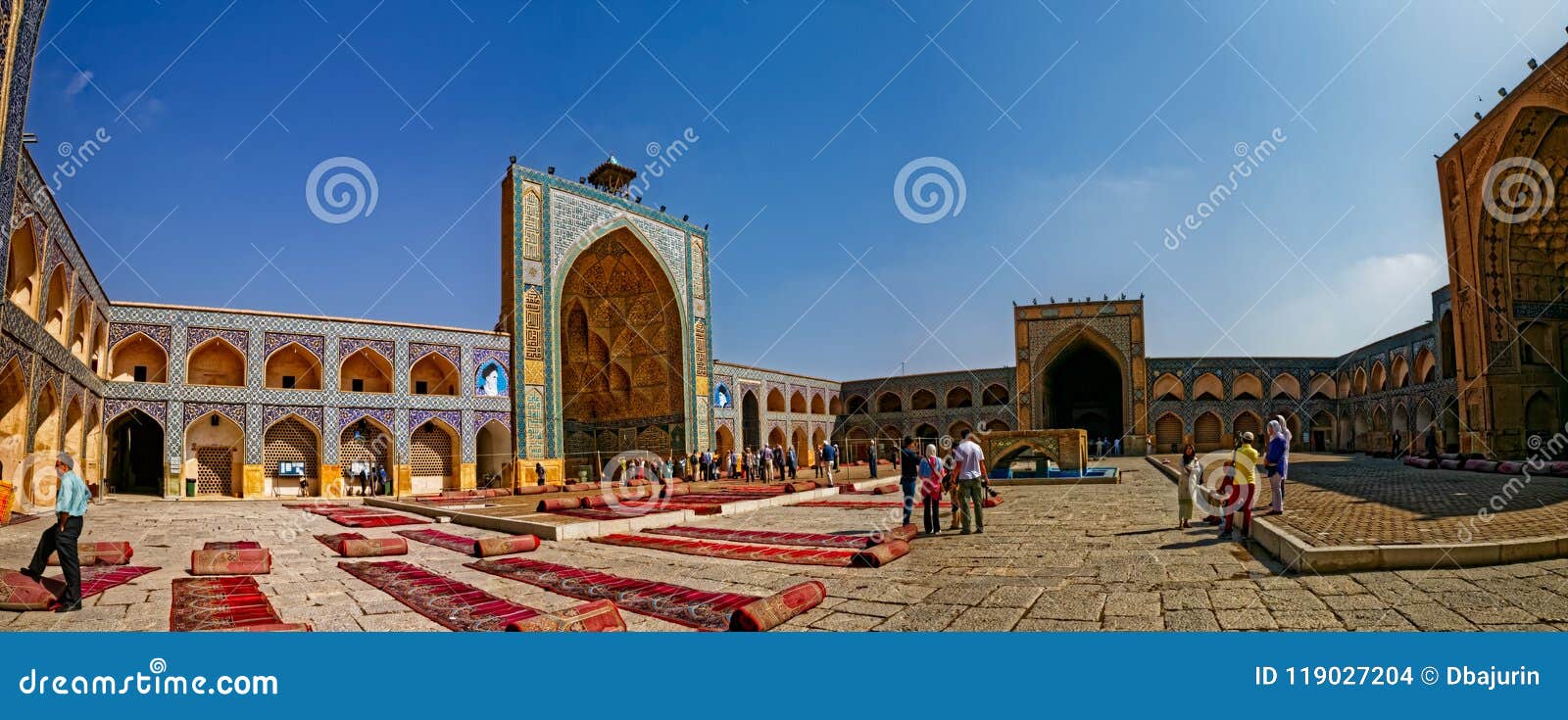 Jameh-Moschee von Isfahan redaktionelles stockbild. Bild von iranisch ...