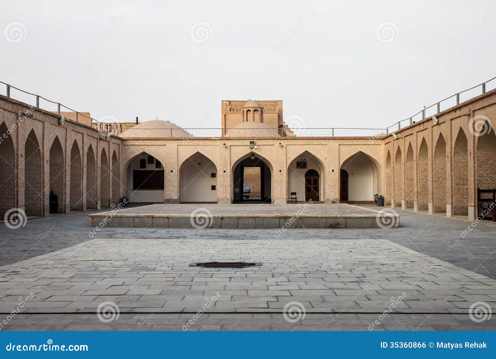 Jameh Mosque in Yazd stock photo. Image of iranian, blue - 35360866