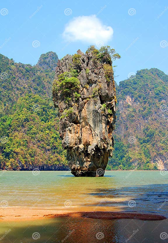 James Bond Rock in Thailand Stock Photo - Image of remarkable, ocean ...
