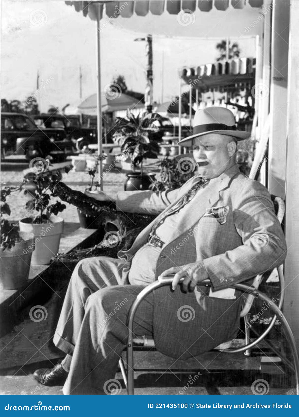 James Casper Of Casper's Ostrich & Alligator Farm - Saint Augustine ...