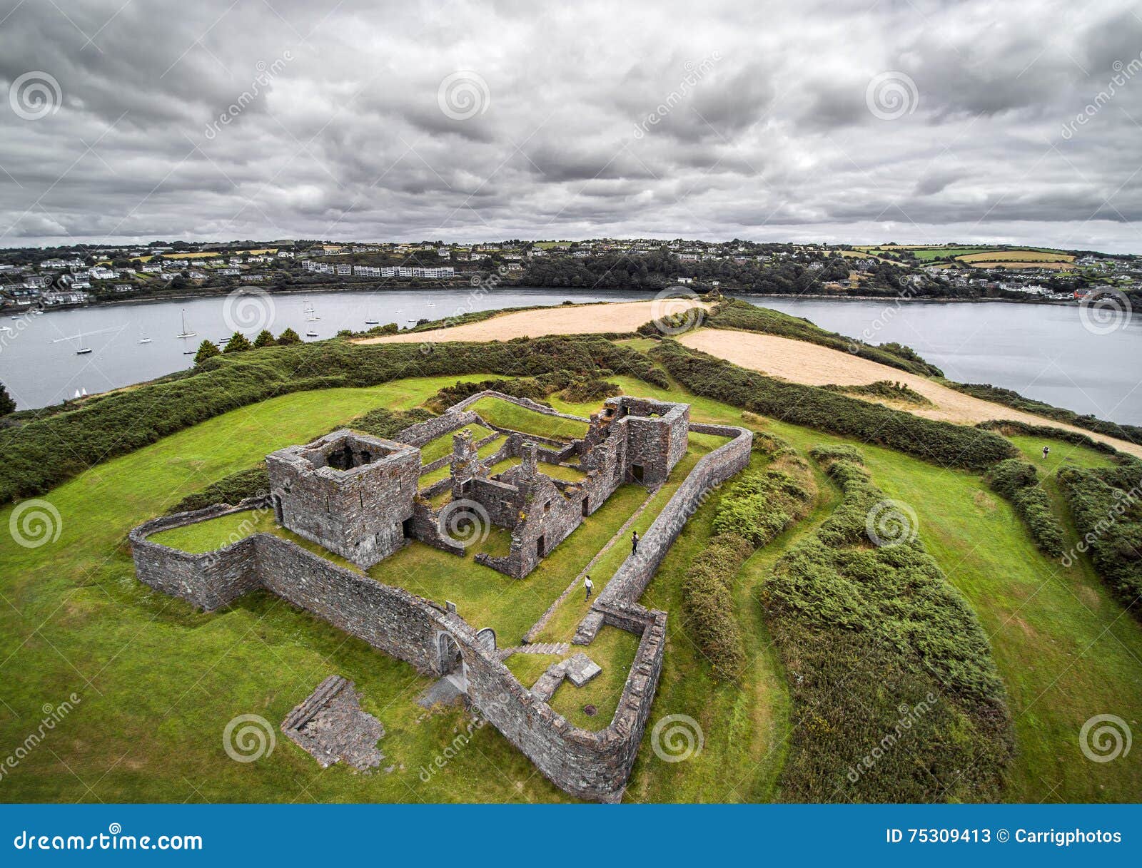 James Fort stock image. Image of stone, kinsale, water - 75309413