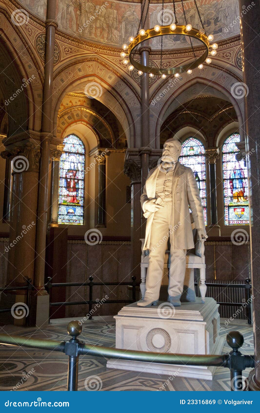 James a. Garfield Statue in His Memorial Editorial Stock Image - Image ...