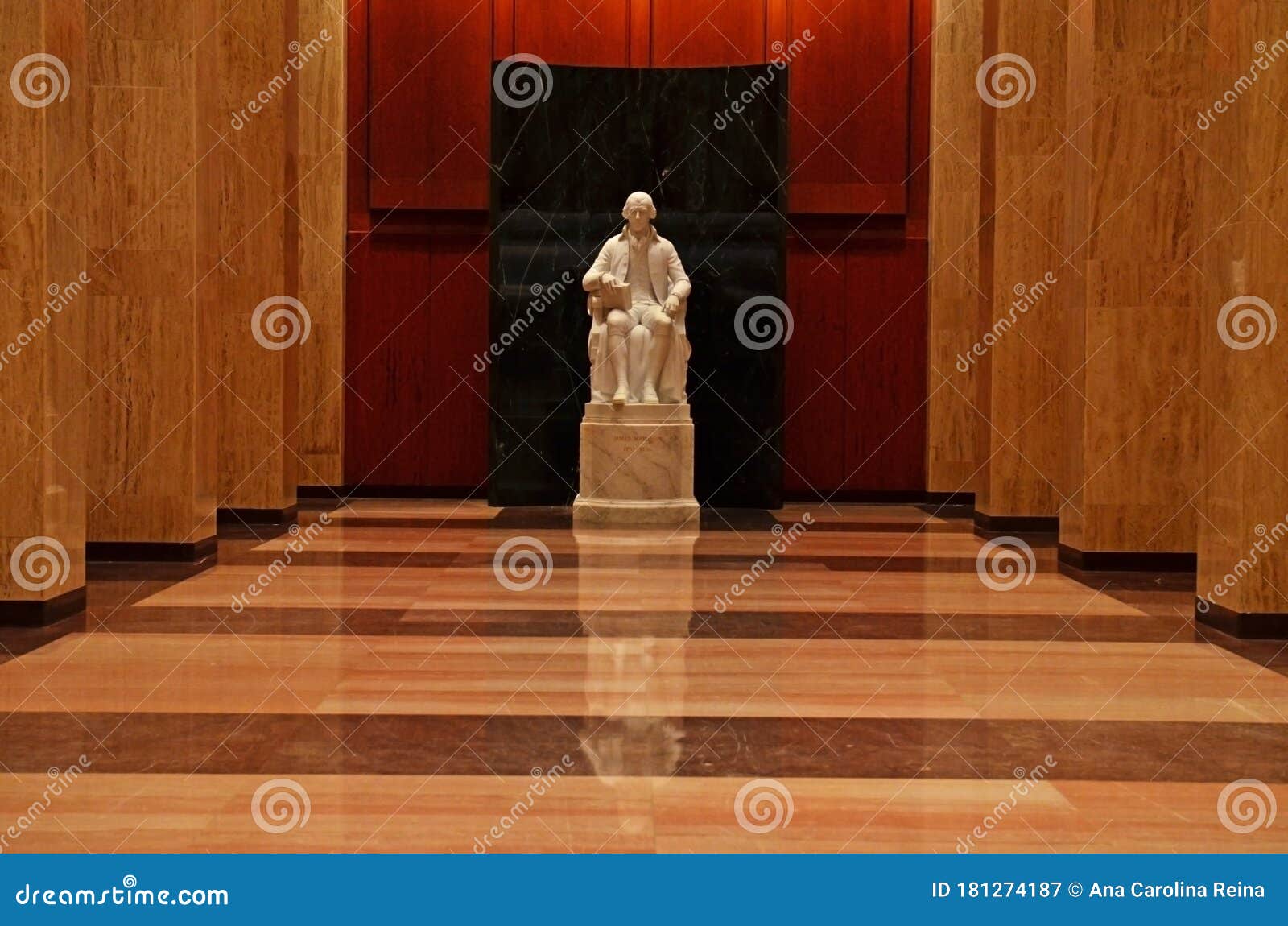 James Madison Statue Memorial in Washington DC Editorial Photography ...