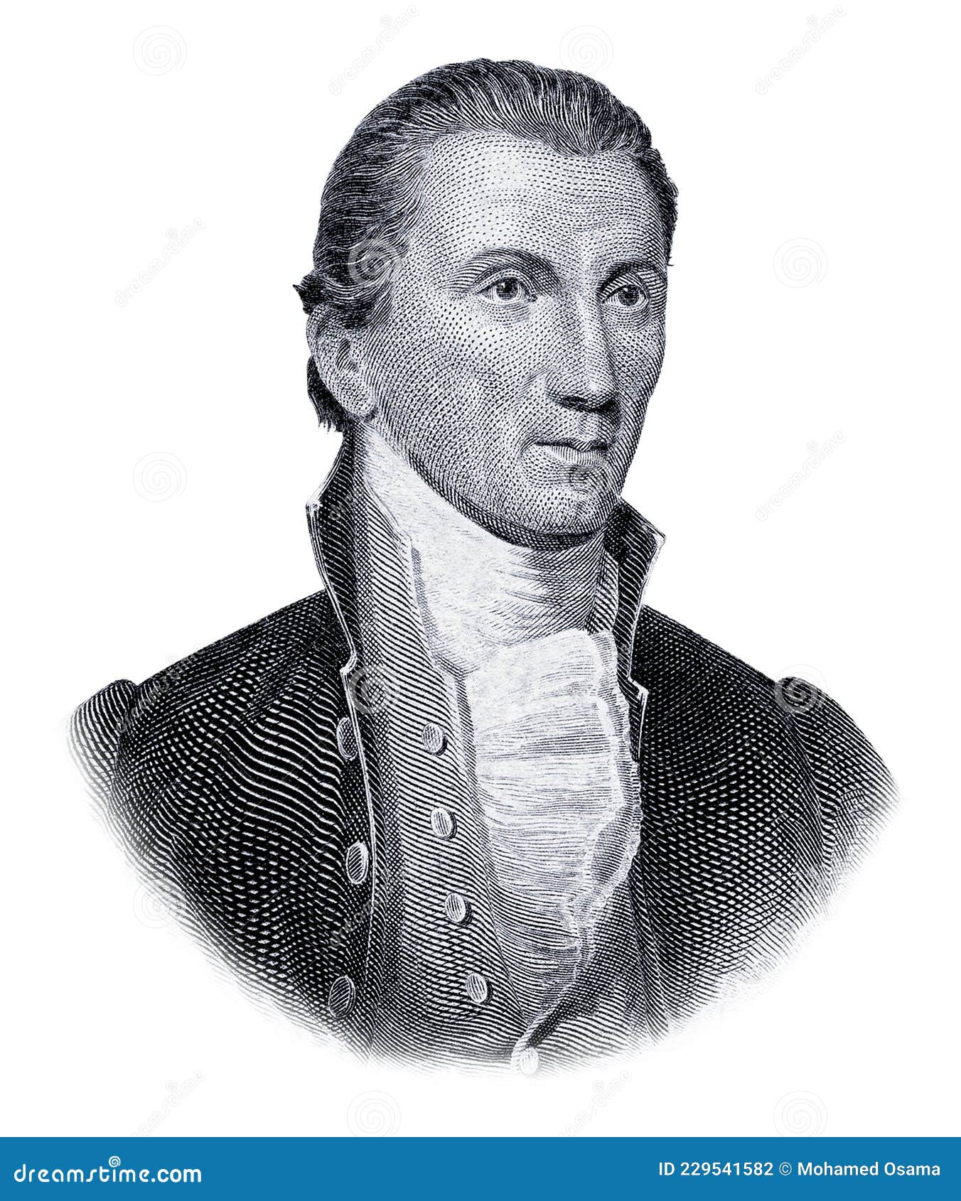 James Monroe Royalty-Free Stock Image | CartoonDealer.com #6811186