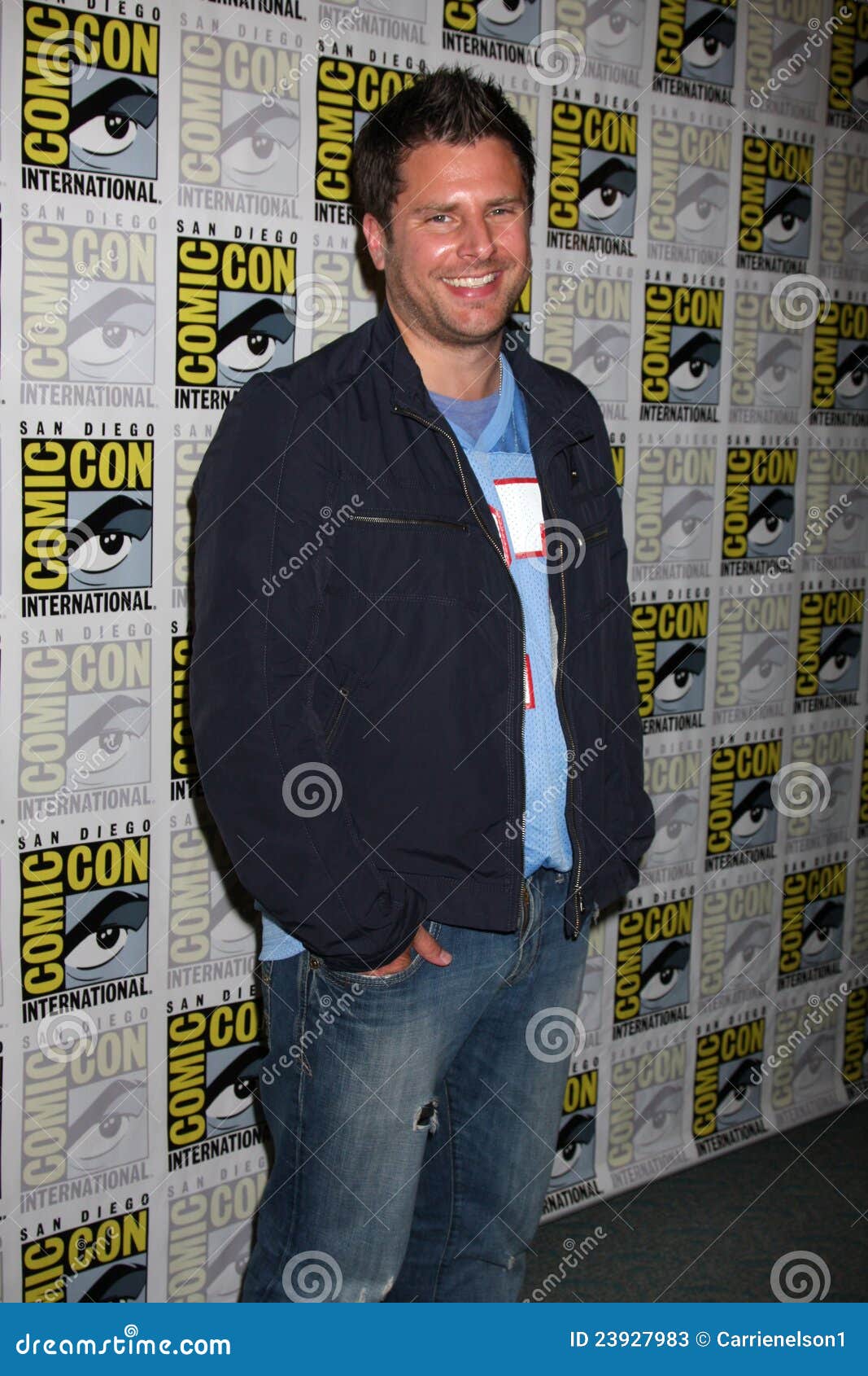 James Roday editorial stock photo. Image of center, convention - 23927983