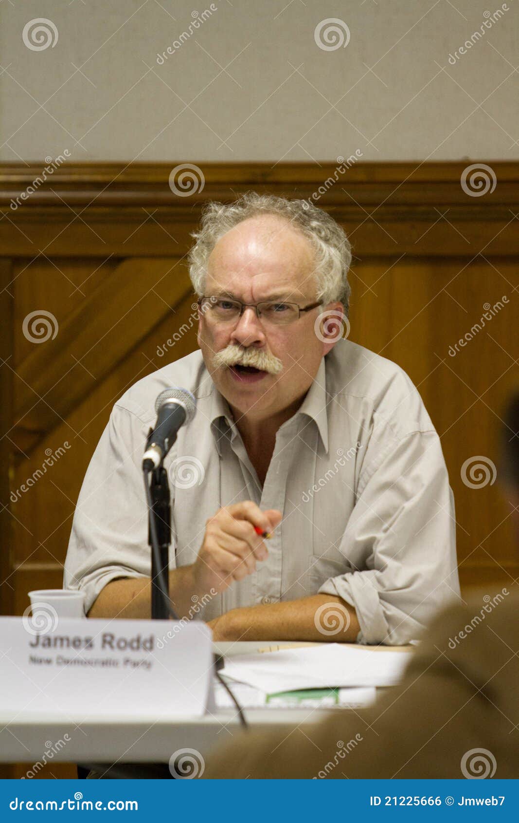 James Rodd/PEI NDP Leader editorial photo. Image of peivotes - 21225666