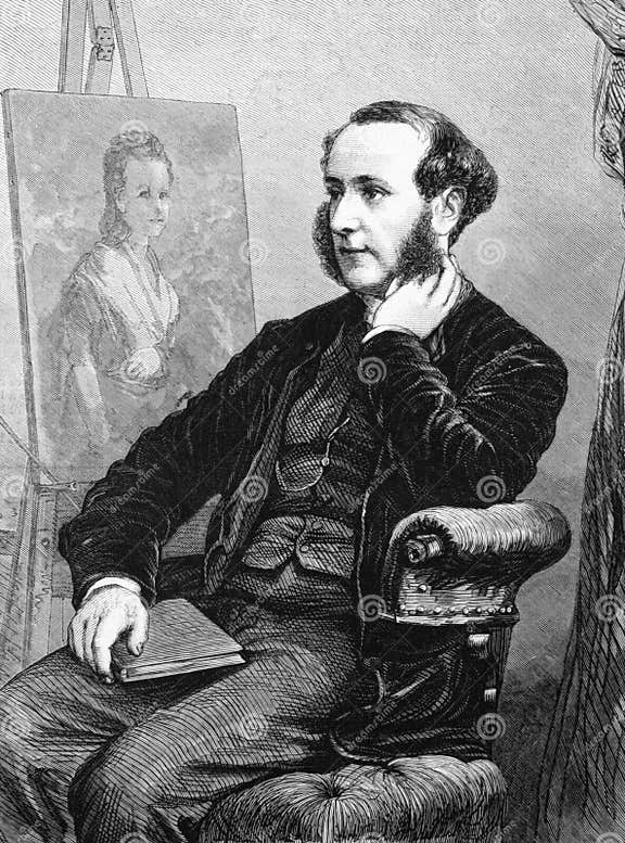 James Sant editorial stock image. Illustration of artist - 19910404