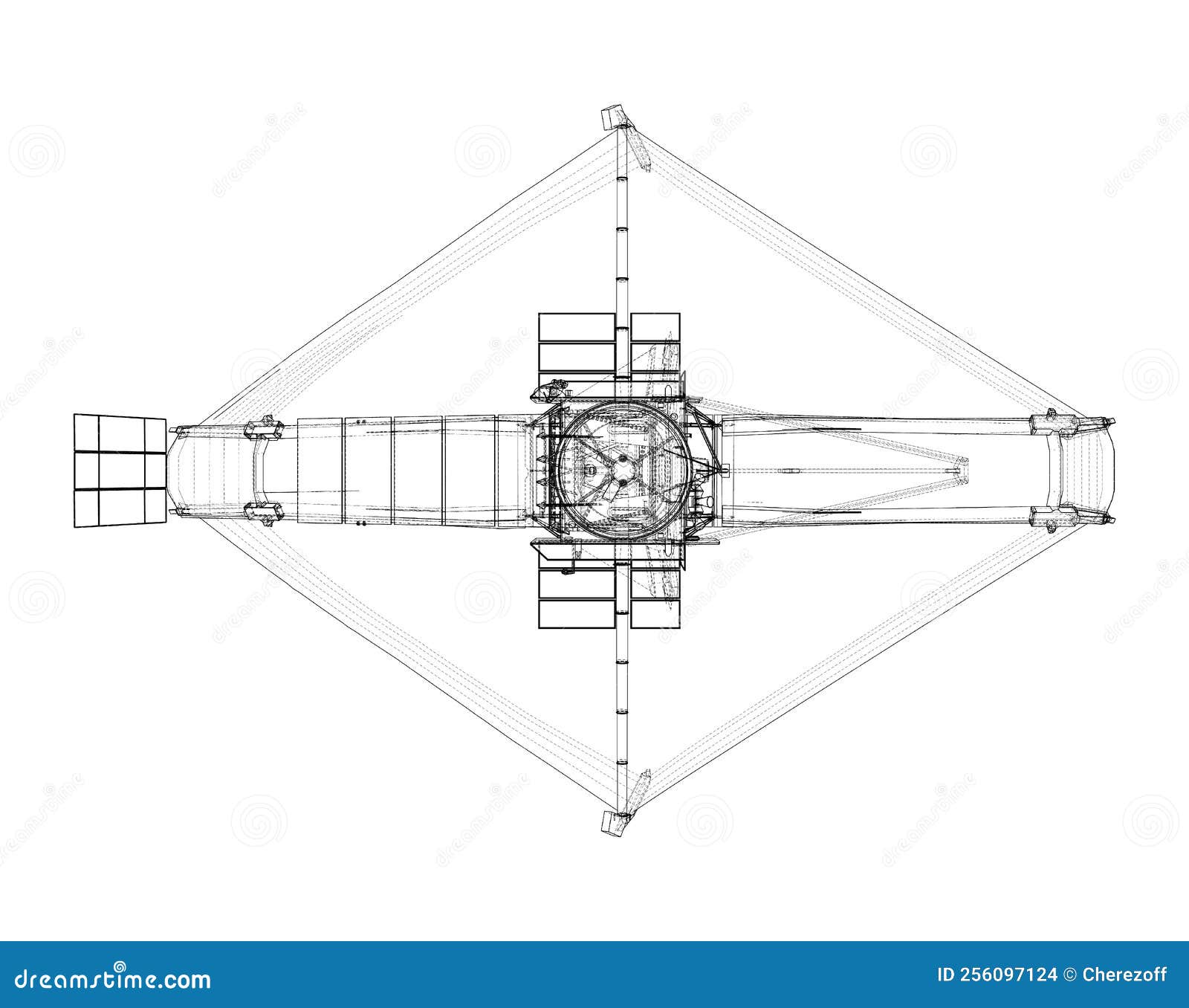 James Webb Space Telescope. Vector Editorial Stock Image - Illustration ...
