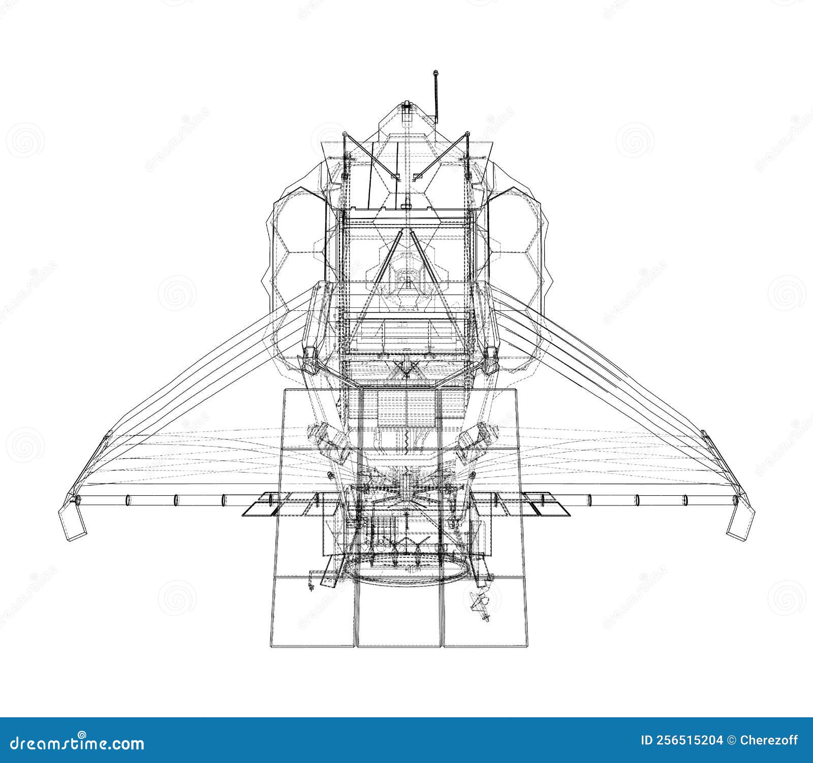 James Webb Space Telescope. Vector Stock Vector - Illustration of ... James Webb Space Telescope. Vector Stock Vector - Illustration of ...