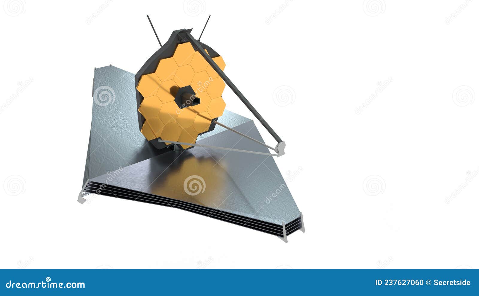 James Webb Space Telescope (JWST) NASA Cartoon Vector | CartoonDealer ...