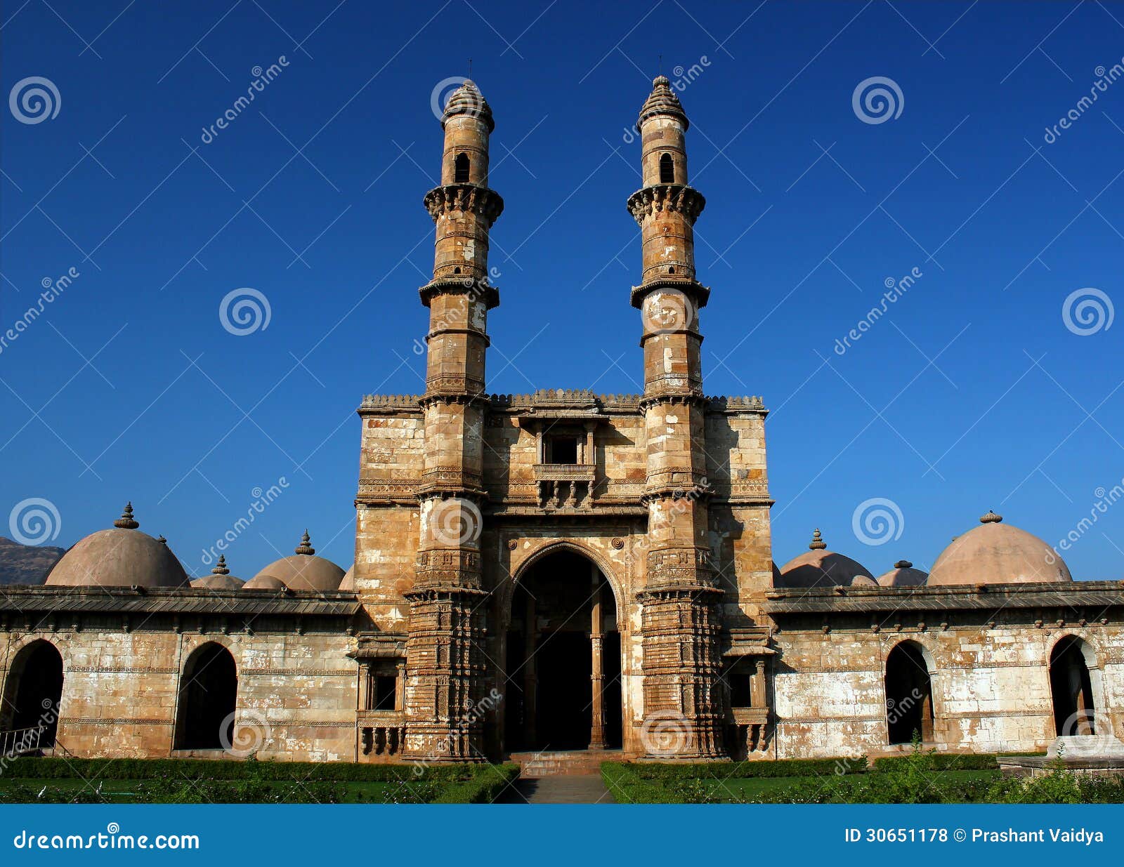 Jami Mosque, Champaner, Gujarat Fotografia Stock - Immagine di bello ...