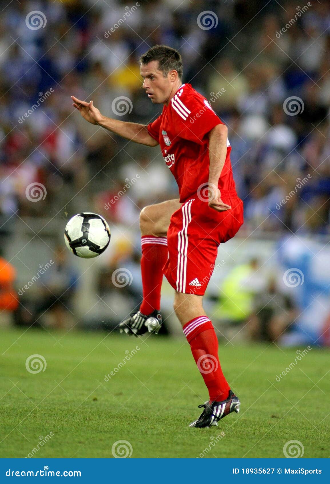 Jamie Carragher of Liverpool Editorial Photography - Image of england ...