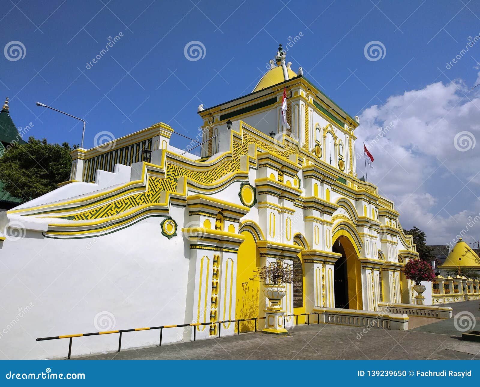 JAMIK Mosque, SUMENEP, Unique Building Stock Photo - Image of unique ...