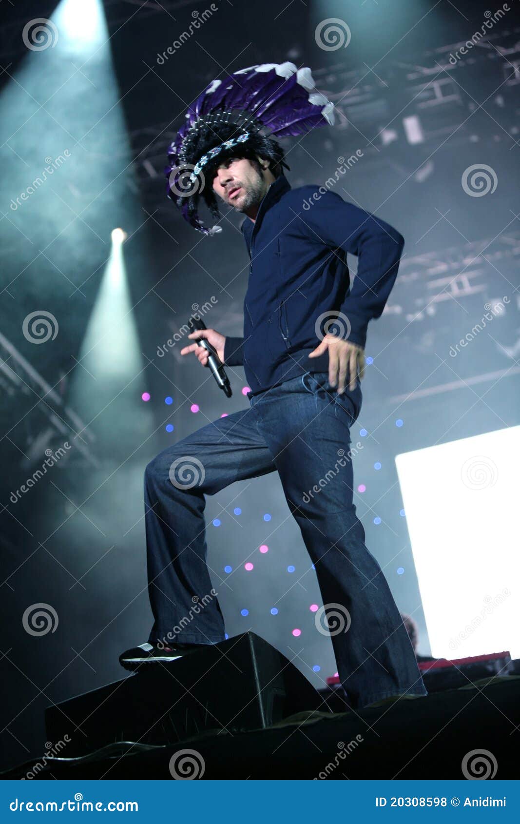 Jamiroquai editorial stock photo. Image of musical, artist - 20308598