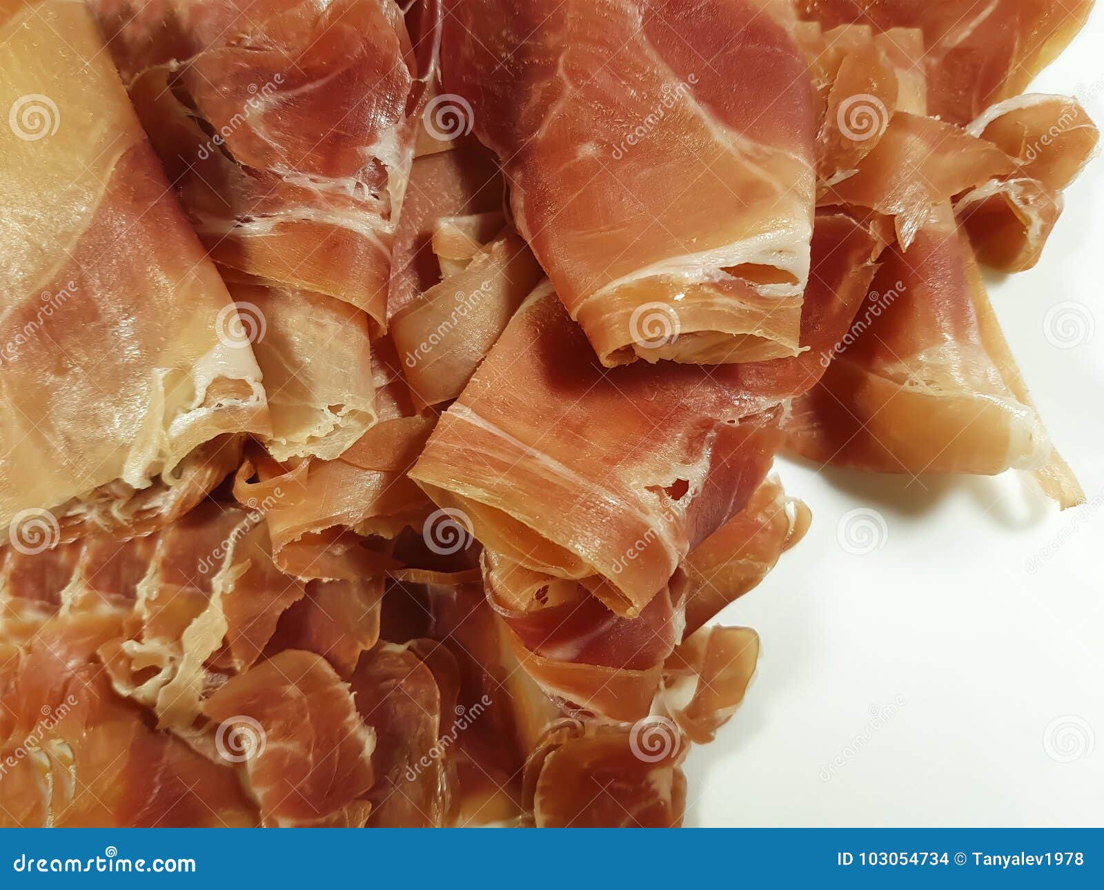 Jamon background dish meat stock photo. Image of closeup - 103054734