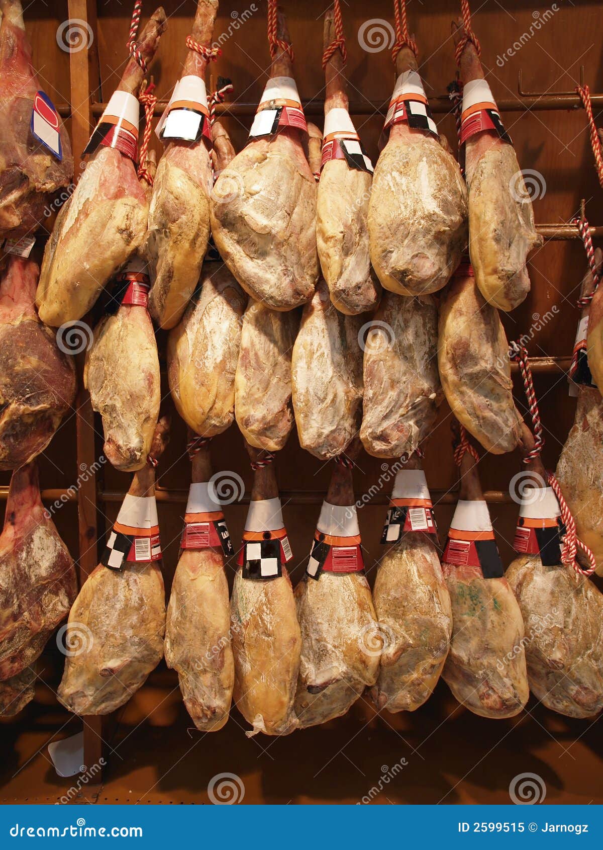 Jamon iberico editorial image. Image of yummy, museo, serrano - 2599515