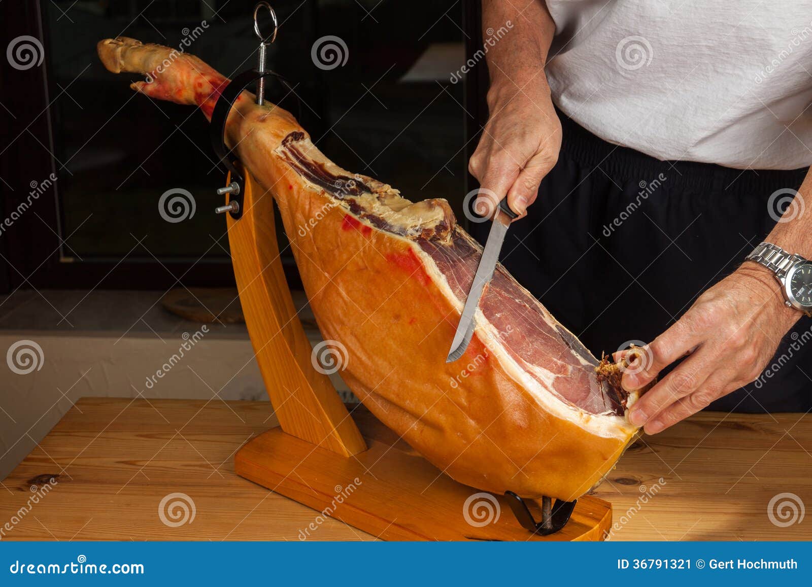 Jamon Serano Royalty-Free Stock Photography | CartoonDealer.com #36791321