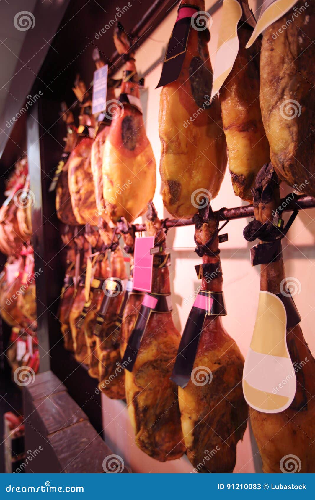 Jamon stock image. Image of meat, shop, jamon, spain - 91210083